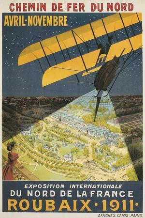 'Early French Air Show Poster' Art Print | Art.com