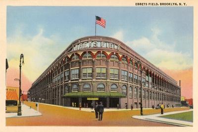 'Ebbets Field, Brooklyn, New York' Art Print | Art.com