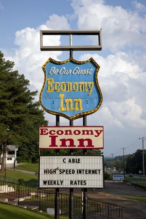 'Economy Inn historic sign' Photo | Art.com