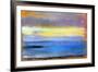 'Edgar Degas Coastal Strip at Sunset' Art Print - Edgar Degas | Art.com
