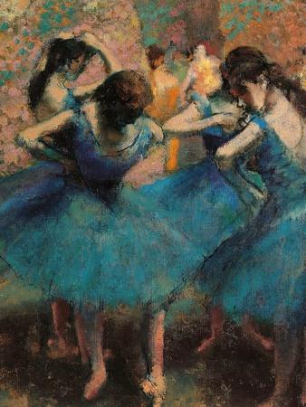 Edgar Degas Blue Ballerina