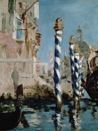 'Grand Canal, Venice, 1875' Giclee Print - Edouard Manet | Art.com