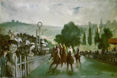 The Races At Longchamp Edouard Manet