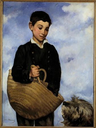 'L'enfant Au Chien Painting by Edouard Manet (1832-1883), 1860.' Giclee ...