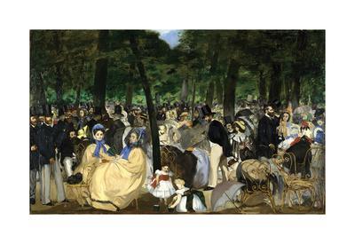 'Music in the Tuileries, 1862' Giclee Print - Edouard Manet | Art.com