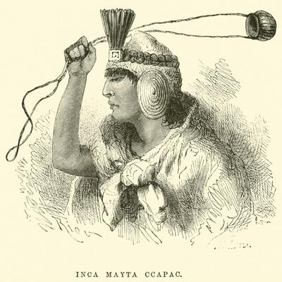 'Inca Mayta Ccapac' Giclee Print - Édouard Riou | Art.com
