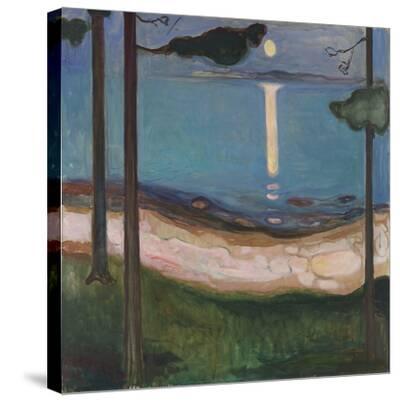 'Moonlight' Stretched Canvas Print - Edvard Munch | Art.com