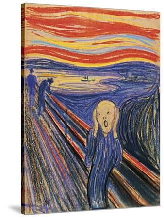 'The Scream' Stretched Canvas Print - Edvard Munch | Art.com