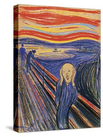 The Scream Stretched Canvas Print - Edvard Munch | Art.com