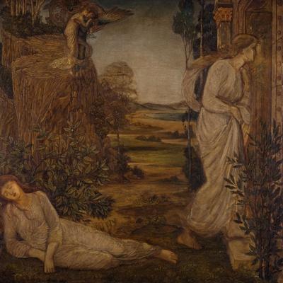 Cupid and Psyche - Palace Green Murals - Zephyrus Bearing Psyche to the ...
