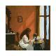 'Girl at a Sewing Machine, c.1921' Mounted Premium Giclee Print ...