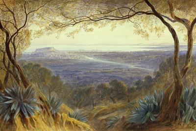 'A Distant view of Nice from the Hills, 1876 watercolor' Giclee Print ...