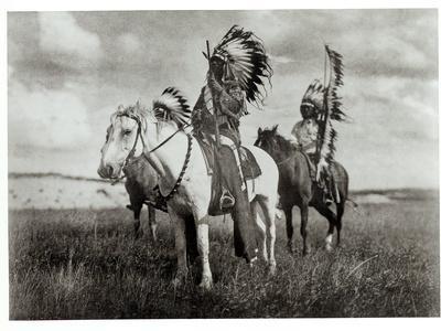 'Sioux Chiefs, Plate from `The North American Indian', 1907 ...