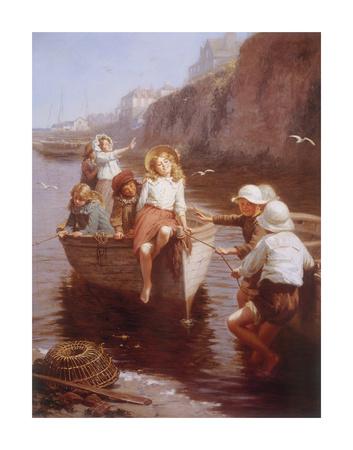 'Safely Home' Premium Giclee Print - Edwin Thomas Roberts | Art.com