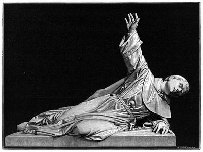 'Effigy of Pere Captier, One of the Innocent Hostages Executed by the ...