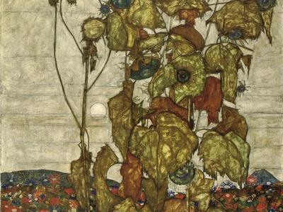 Egon Schiele Flowers