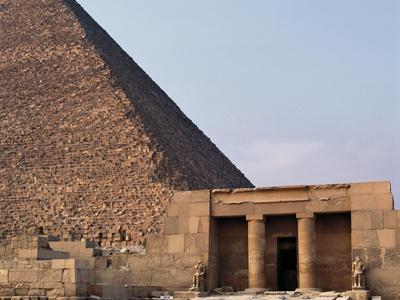 Egypt, Giza, Funerary Complex of the Kheops Pyramid, Entrance to the ...
