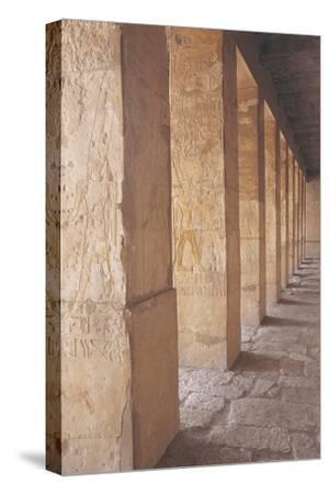 Egypt, Old Thebes, Luxor, Deir El-Bahri, Temple of Hatshepsut, New ...
