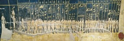 'Egypt, Tomb of Seti I, Ceiling Mural Paintings of Stars and ...