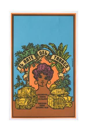 'El Arte Del Tabaco Poster' Giclee Print | Art.com