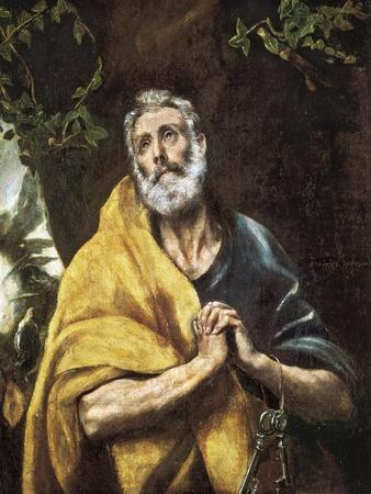 “The Tears of Saint Peter”, c.1594-1604 Giclee Print - El Greco | Art.com