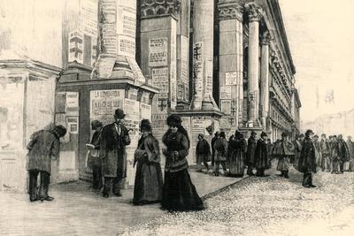 'Election Campaign in Milan, November 1890, Italy' Giclee Print | Art.com