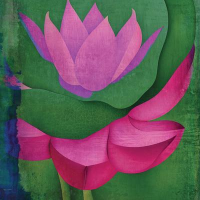 'Abstract Lotus Flower' Art Print - Elena Ray | Art.com