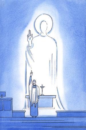 'Christ Speaks and Acts through His Priests, Who Bless and Forgive 'In ...