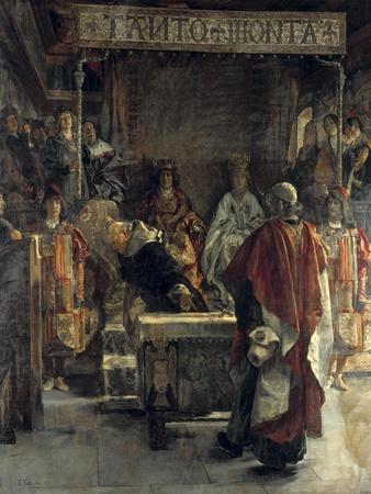 'Expulsion of the Jews from Spain in 1492' Art Print - Emilio Sala y ...