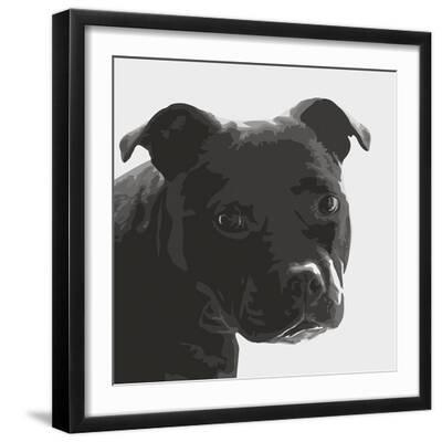 Staffordshire Bull Framed Giclee Print - Emily Burrowes | Art.com
