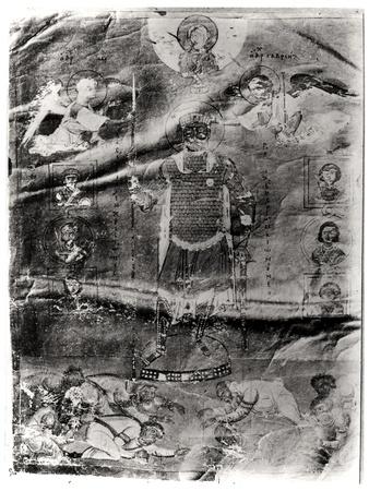 'Emperor Basil II Receiving from Two Archangels a Crown and a Lance ...