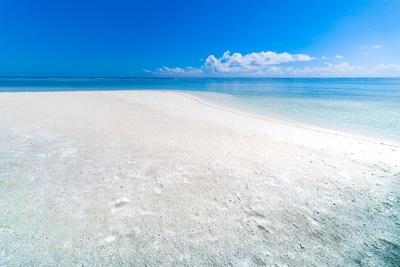 'Empty beach scene for sea sand sky concept. Summer beach background ...