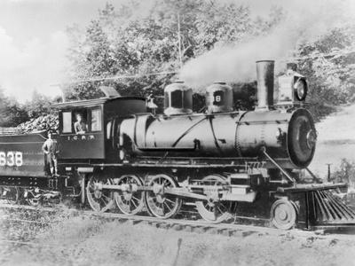 'Engineer Casey Jones on Engine No. 638' Photographic Print - J.E ...