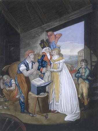 'Gretna Green, or the Red-Hot Marriage, Pub. by Aurrie and Whittle ...