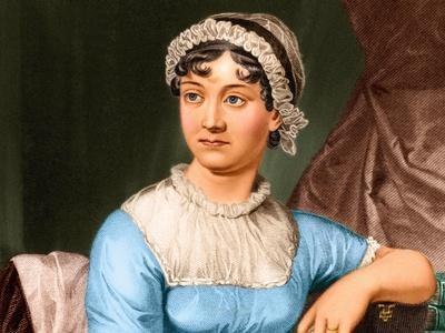 'Portrait of Jane Austen (Engraving)' Giclee Print - English School ...