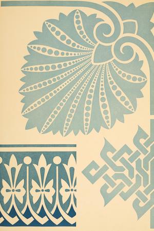 Vintage Victorian Textile Pattern Design Giclee Print - English | Art.com