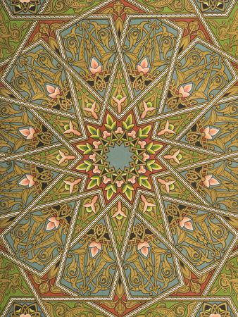 'Vintage Victorian Textile Pattern Design' Giclee Print - English | Art.com