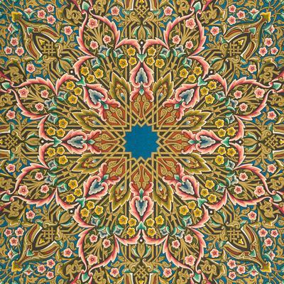 'Vintage Victorian Textile Pattern Design' Giclee Print - English | Art.com