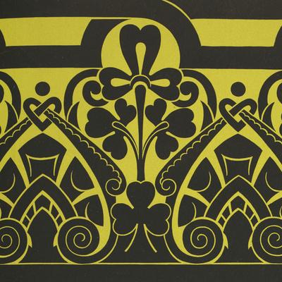 'Vintage Victorian Textile Pattern Design' Giclee Print - English | Art.com