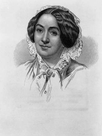 'Engraving of Caroline Matilda Kirkland' Giclee Print | Art.com