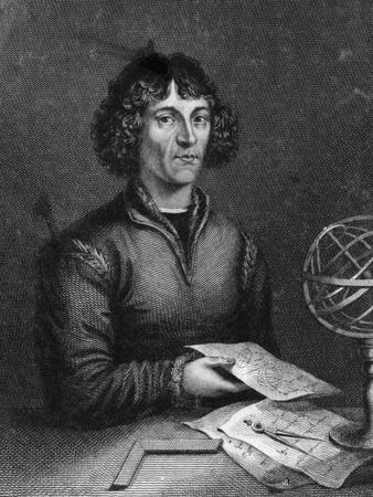 Engraving of Copernicus Working Giclee Print | Art.com