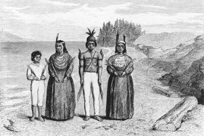 Engraving of Yaqui Indians Giclee Print | Art.com