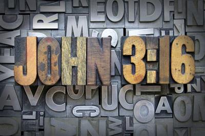 'John 3:16' Photographic Print - enterlinedesign | Art.com