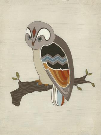 Chevron Background With Owl