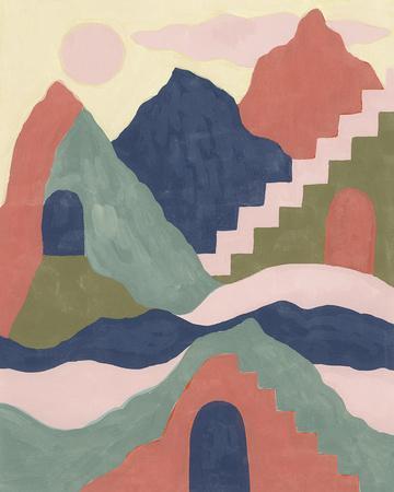 'Painterly Paradise - Venture' Giclee Print - Erika Greenfield | Art.com