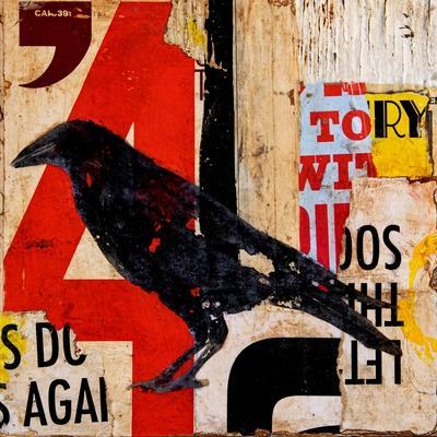 The Vintage Crow Art Print - Erin Ashley | Art.com