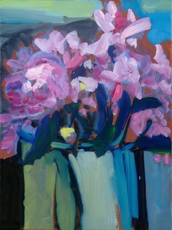 'Violet Spring Flowers III' Art Print - Erin McGee Ferrell | Art.com