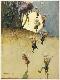 'Elves Parachuting with the Aid of Thistledown' Art Print - Ernest Aris ...