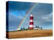 Rainbow over Happisburgh Light House, Norfolk, UK Photographic Print ...