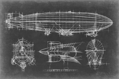 World War 1 Zeppelin Drawing